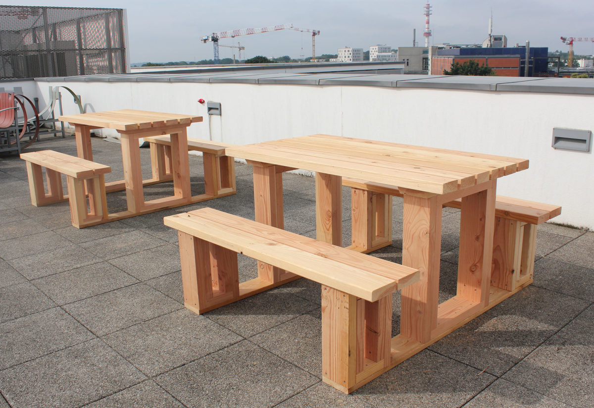 Le nouveau mobilier extérieur du Digital Square fabriqué par Utopi ...